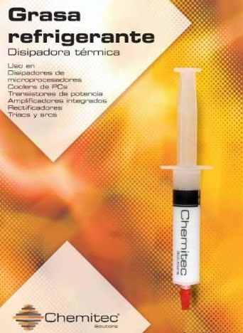 Grasa Disipadora Termica Chemitec Jeringa 5cc | Ondas Sonoras