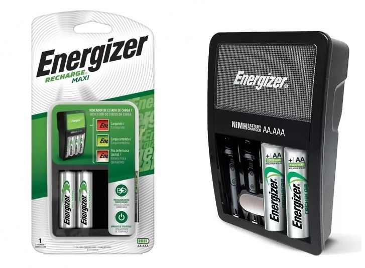 Cargador Maxi de Pilas Energizer AA y AAA con 2 pilas AA | My Website